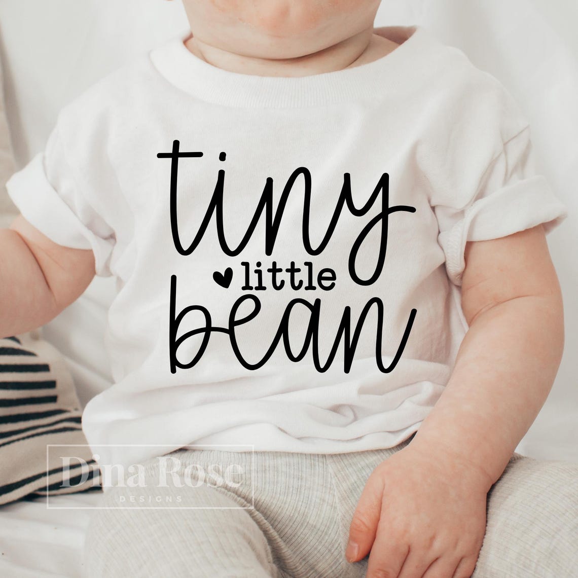Tiny Little Bean Svg, Newborn Svg, Baby Svg, Funny Baby Svg, Cute Baby ...
