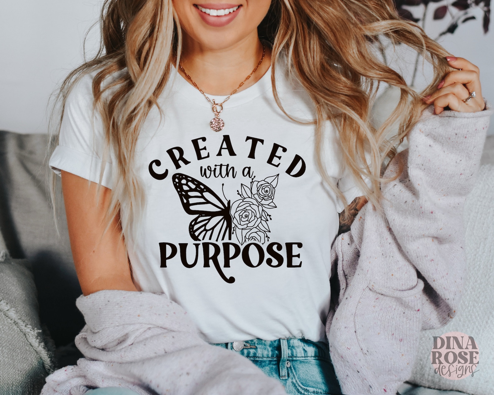 Created With A Purpose Svg Christian Svg Inspirational Svg - Etsy