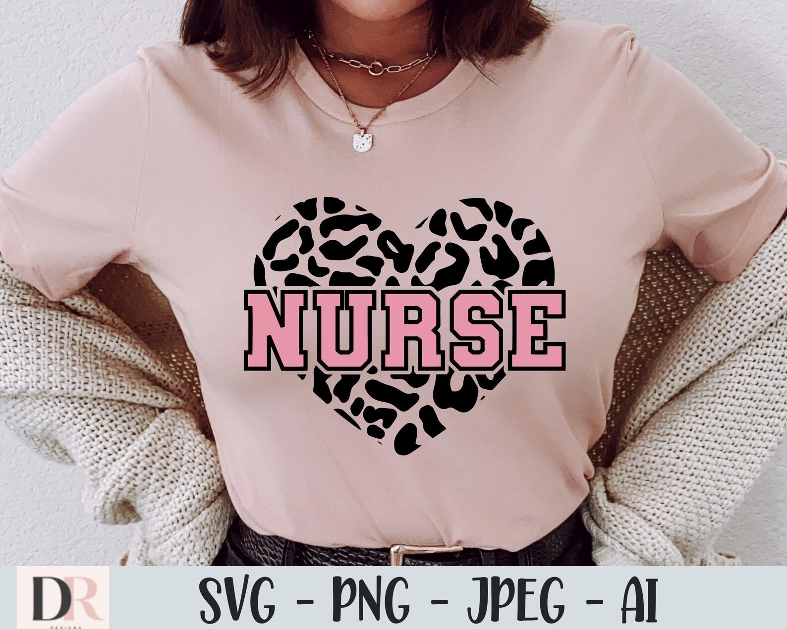 Nurse Svg Nurse Leopard Svg Nurse Heart Svg Nurse Shirt - Etsy
