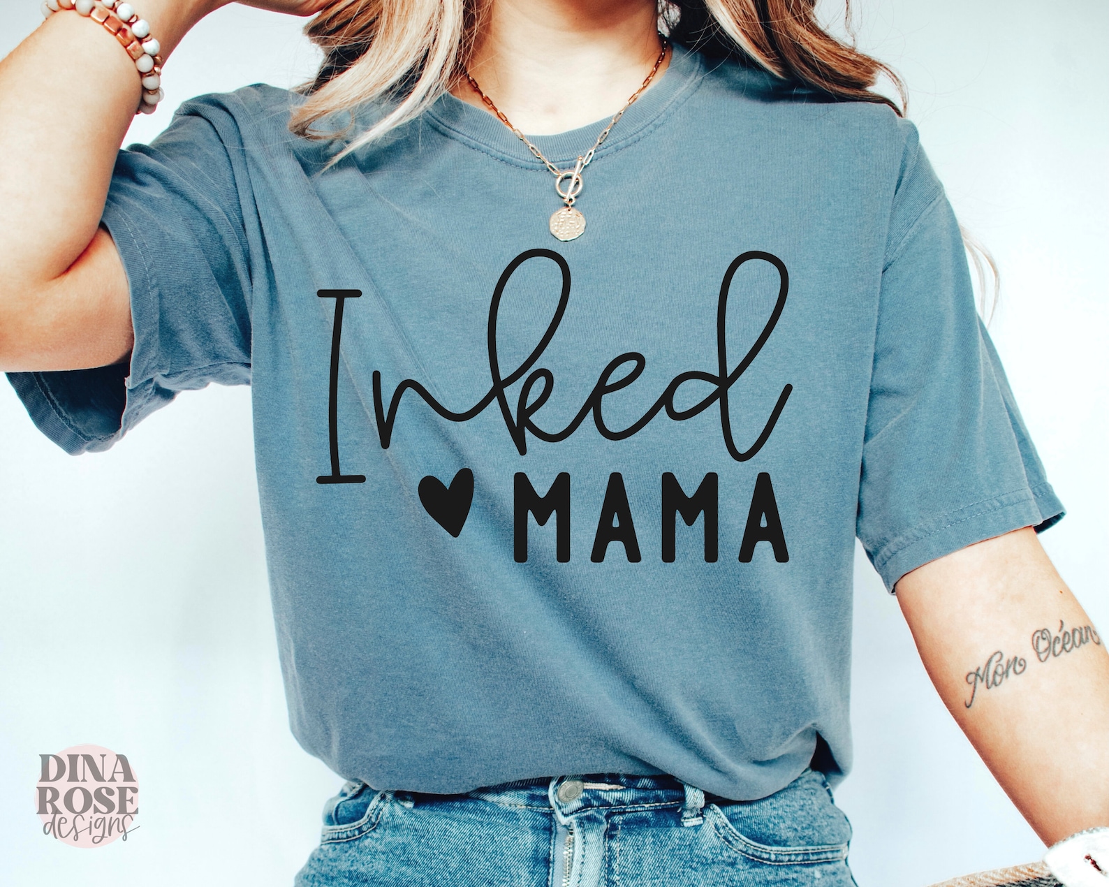 Inked Mama Svg, Tattoo Svg, Inked Mom Svg, Mama Quotes Svg, Inked Mama ...