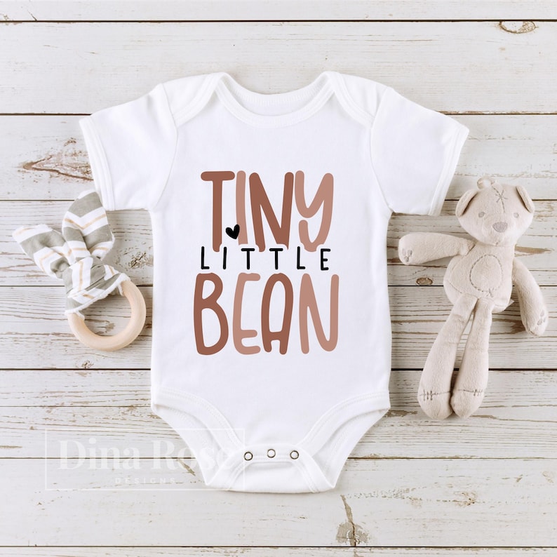 Tiny Little Bean Svg, Baby Svg, Baby Funny Svg, Baby Cute Svg, Newborn ...