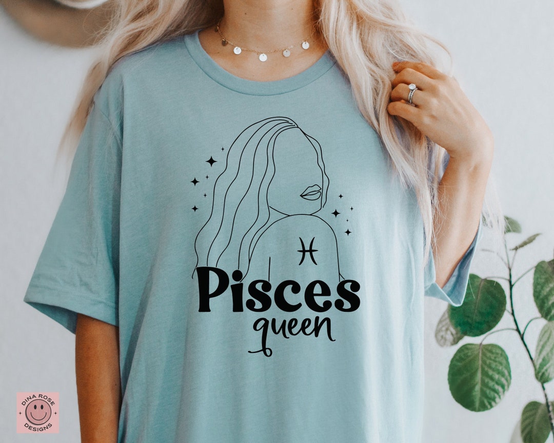 Pisces Queen Svg, Pisces Svg, Pisces Season Svg, Zodiac Svg, Zodiac ...