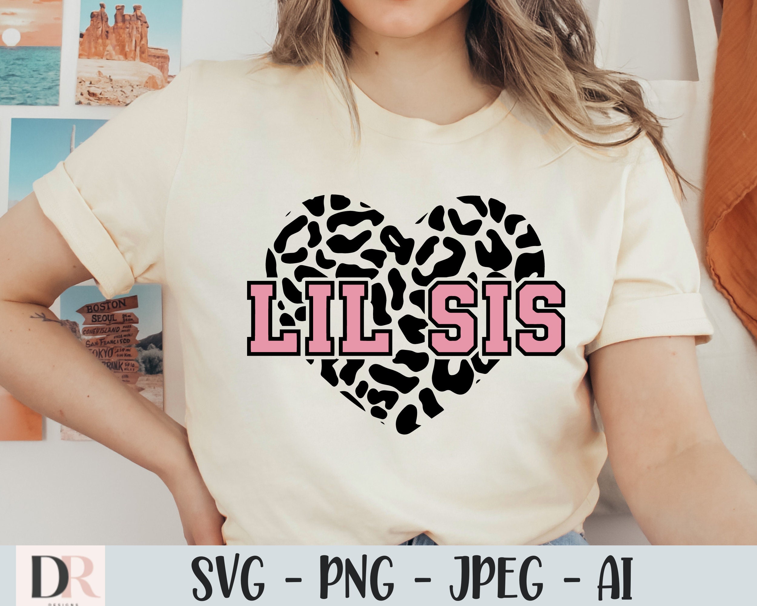 Lil Sis Svg Little Sis Svg Lil Sister Svg Little Sister - Etsy