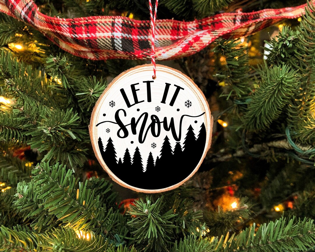 Let It Snow Svg, Christmas Ornament Svg, 2021 Ornament Svg, Christmas ...