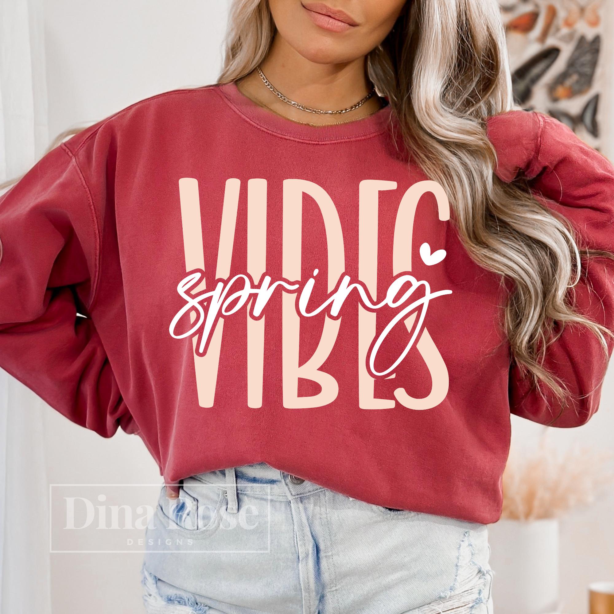 Spring Vibes Svg, Easter Svg, Spring Svg, Spring Season Svg, Spring ...