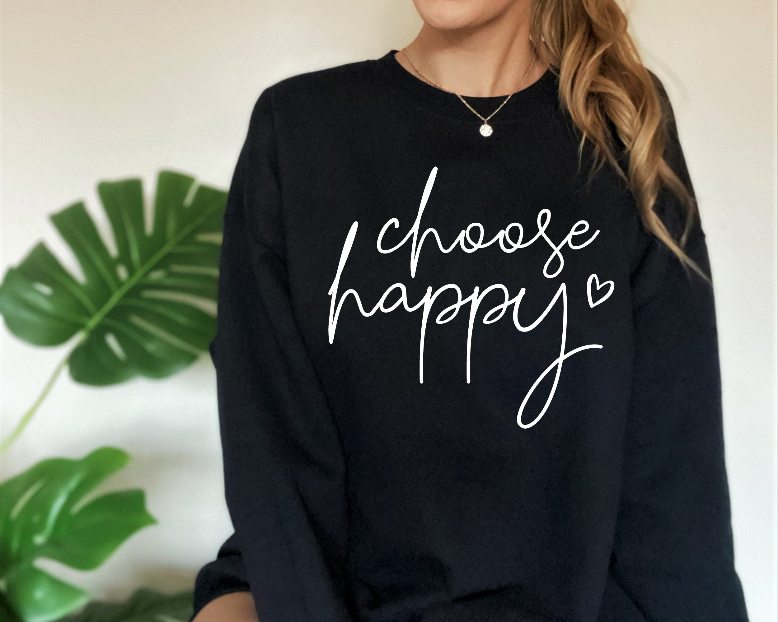 Choose Happy Svg Happiness Svg Inspirational Svg Mental | Etsy