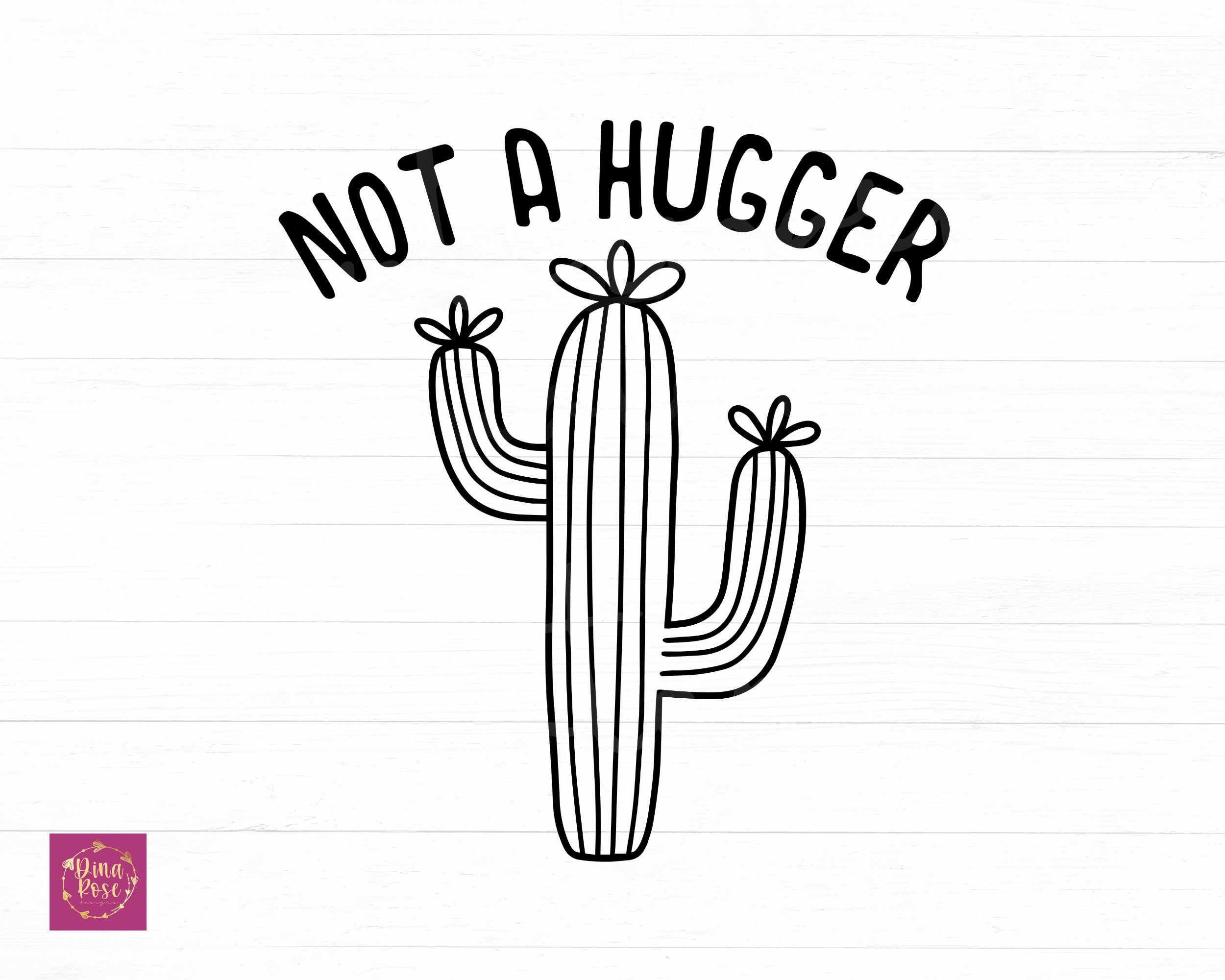 Not A Hugger Svg Sarcastic Svg Funny Svg Quote Svg Sassy - Etsy