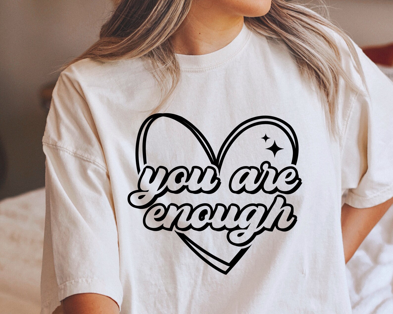 You Are Enough Svg, Inspirational Svg, Self Love Svg, Positive ...