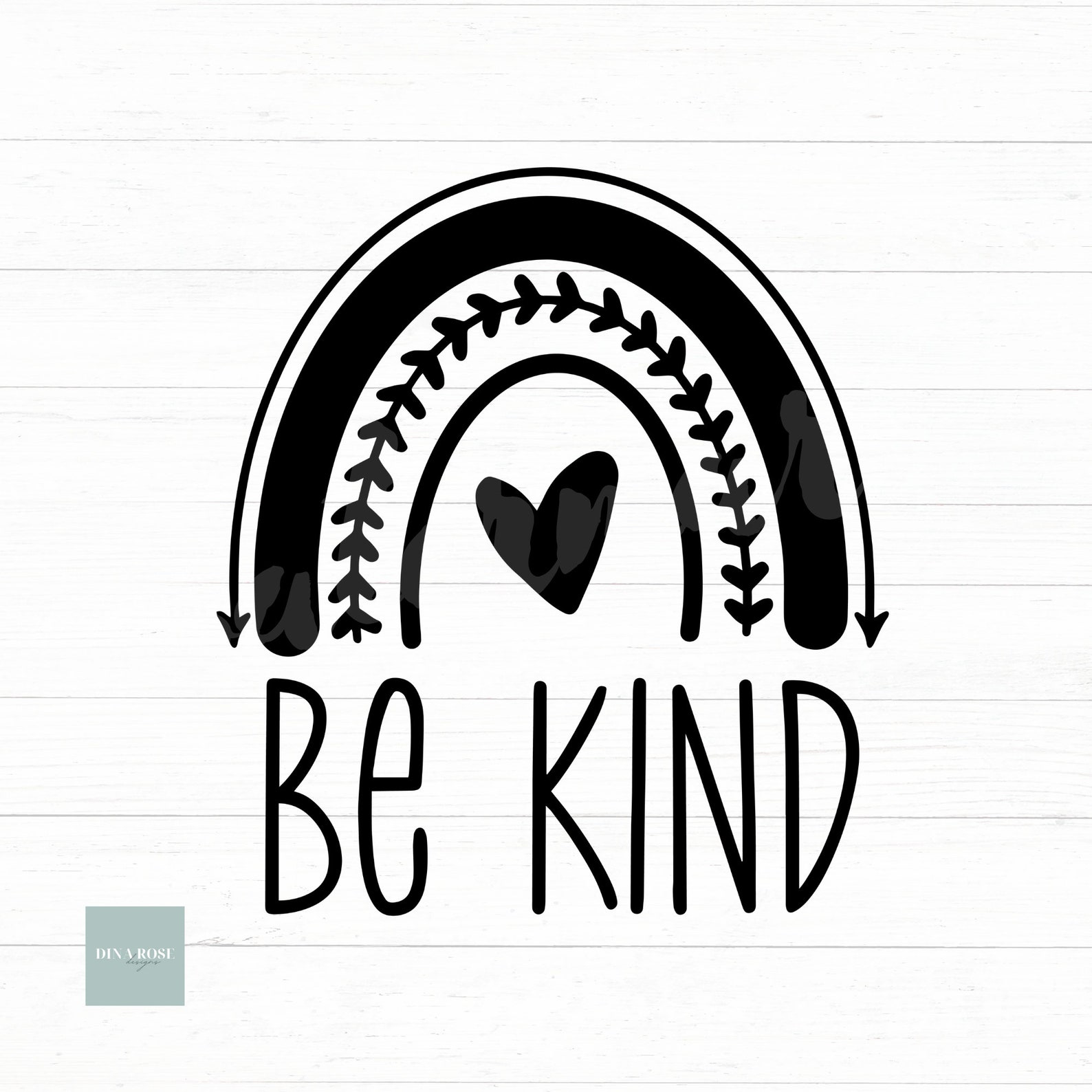 Rainbow Svg Be Kind Svg Inspirational Svg Spread Kindness - Etsy