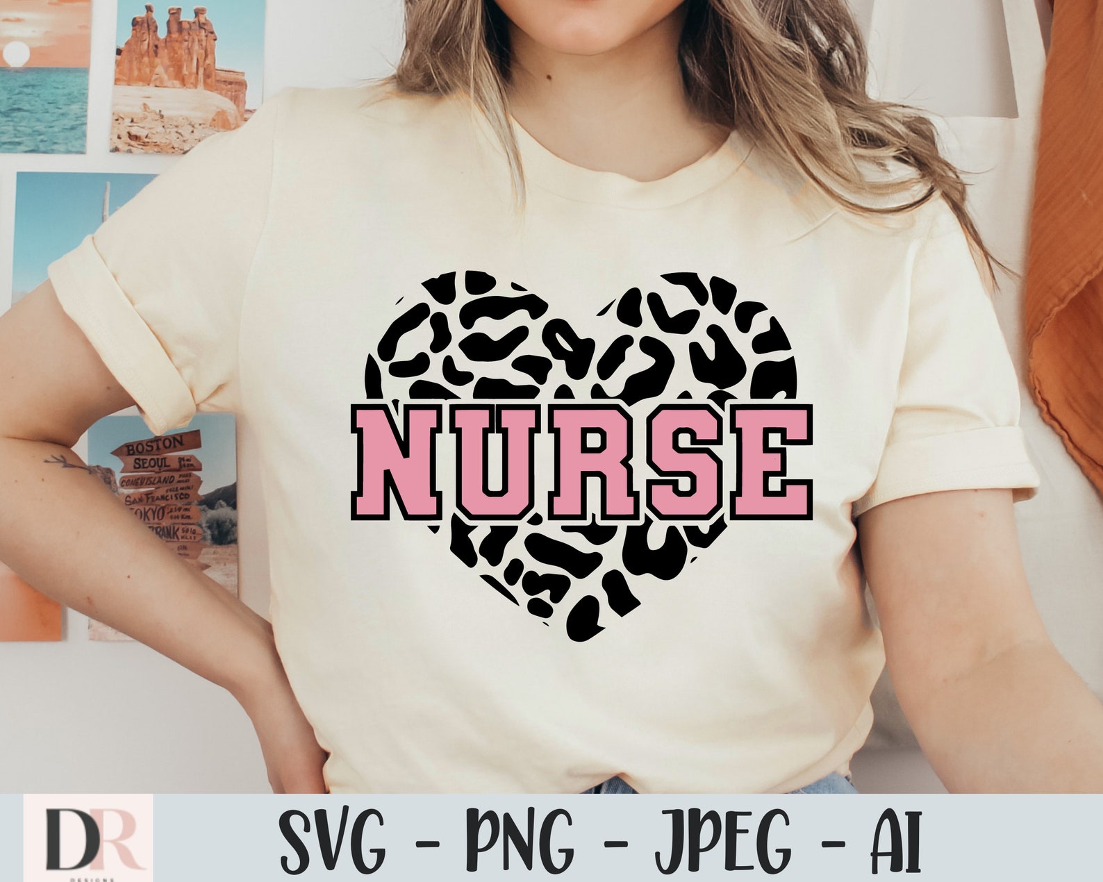 Nurse Svg Nurse Leopard Svg Nurse Heart Svg Nurse Shirt - Etsy