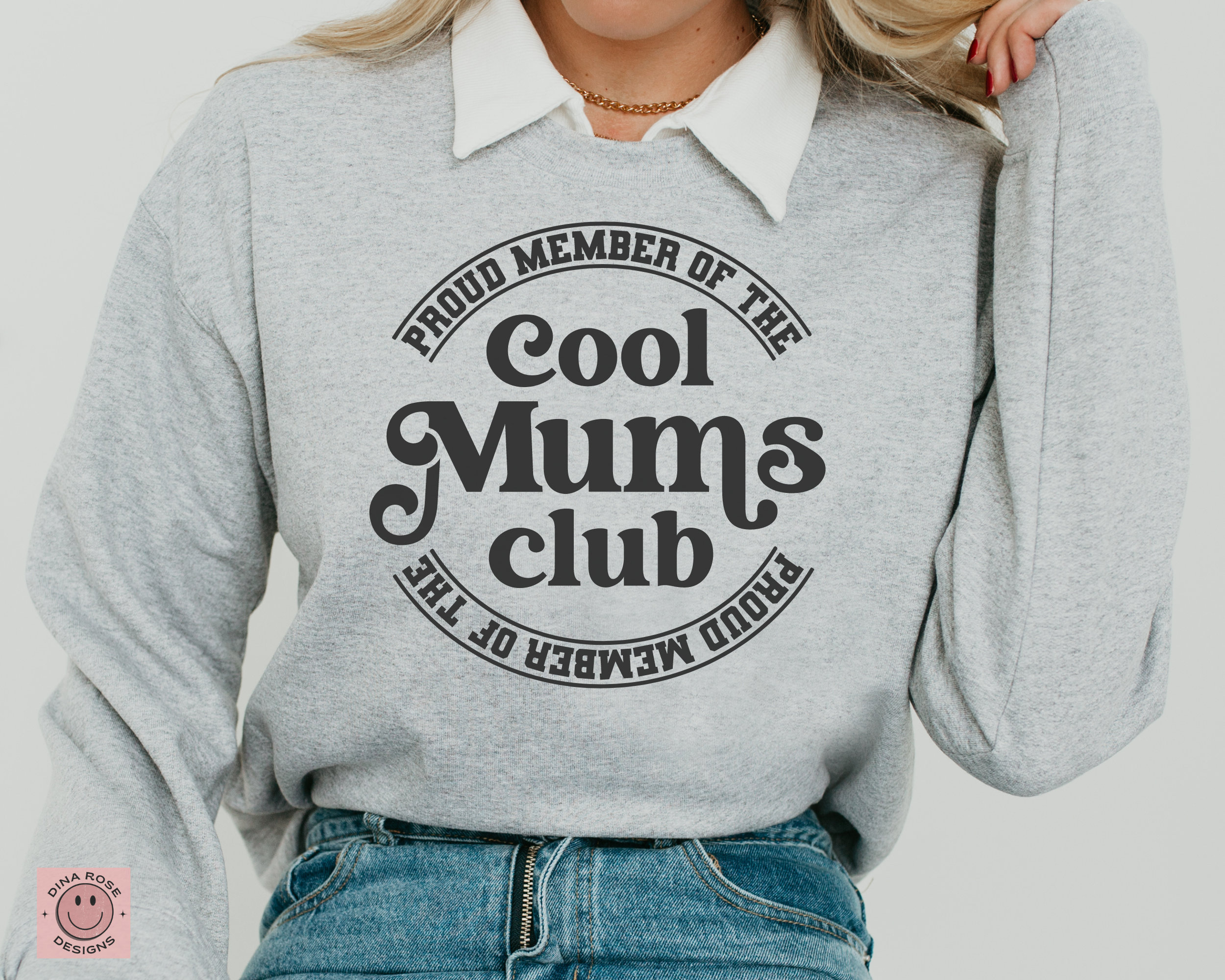 Proud Member of the Cool Mums Club Svg, Cool Moms Club Svg, Cool Mum ...