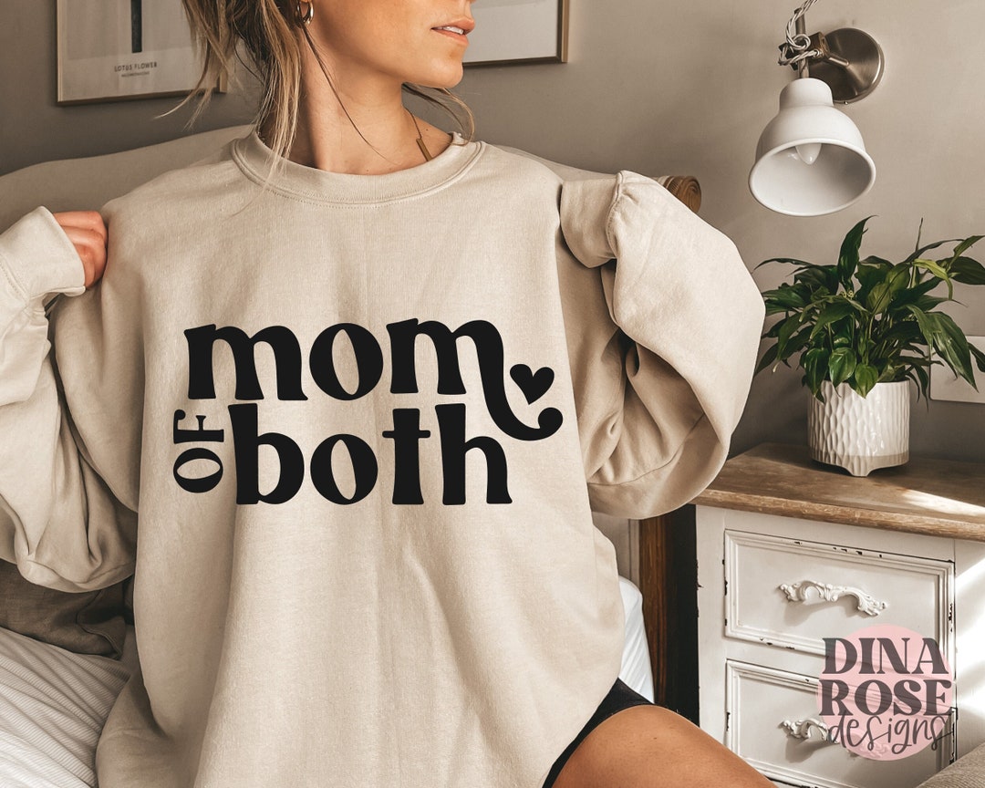 Mom of Both Svg, Mama of Both Svg, Girl Mom Svg, Boy Mom Svg, Mom Svg ...