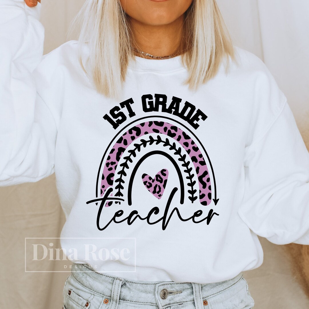 1st Grade Teacher Svg, First Grade Teacher Svg, 1st Grade Svg, Teacher ...
