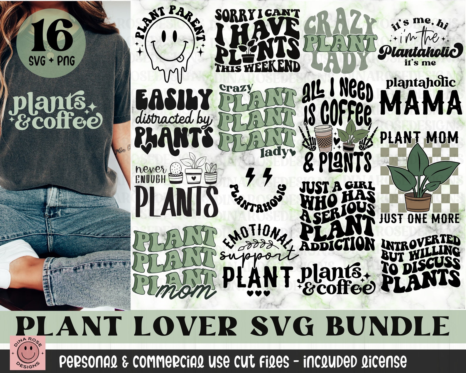 Plant Svg Bundle, Plant Lover Svg, Plant Mom Svg, Plant Owner Svg ...