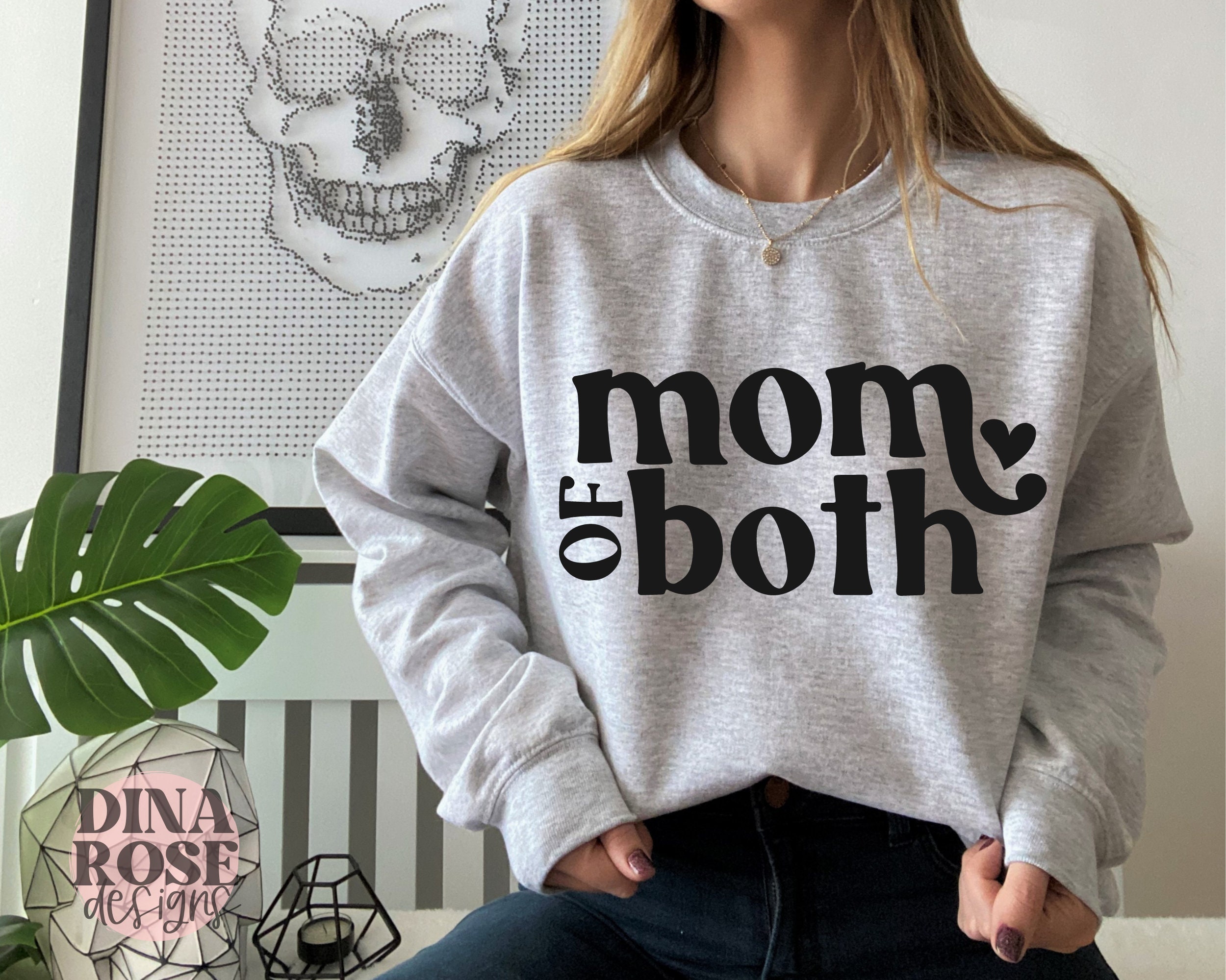 Mom of Both Svg Mama of Both Svg Girl Mom Svg Boy Mom Svg | Etsy