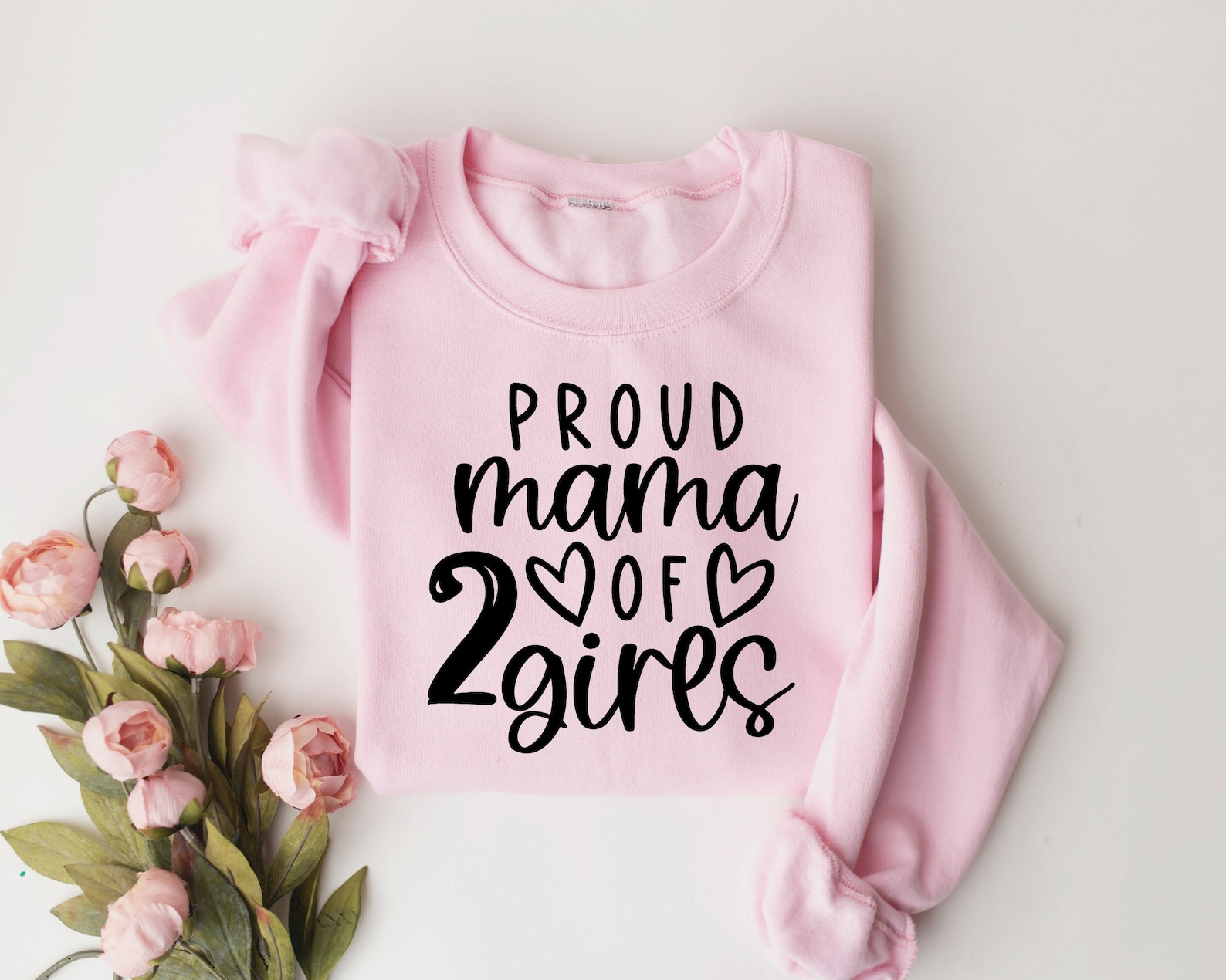 Proud Mama of 2 Girls Svg Mom of 2 Girls Svg Mom of Girls | Etsy