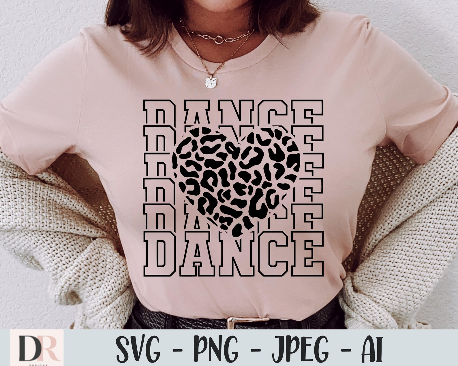 Dance Svg Dance Heart Svg Dance Leopard Svg Dance Shirt - Etsy