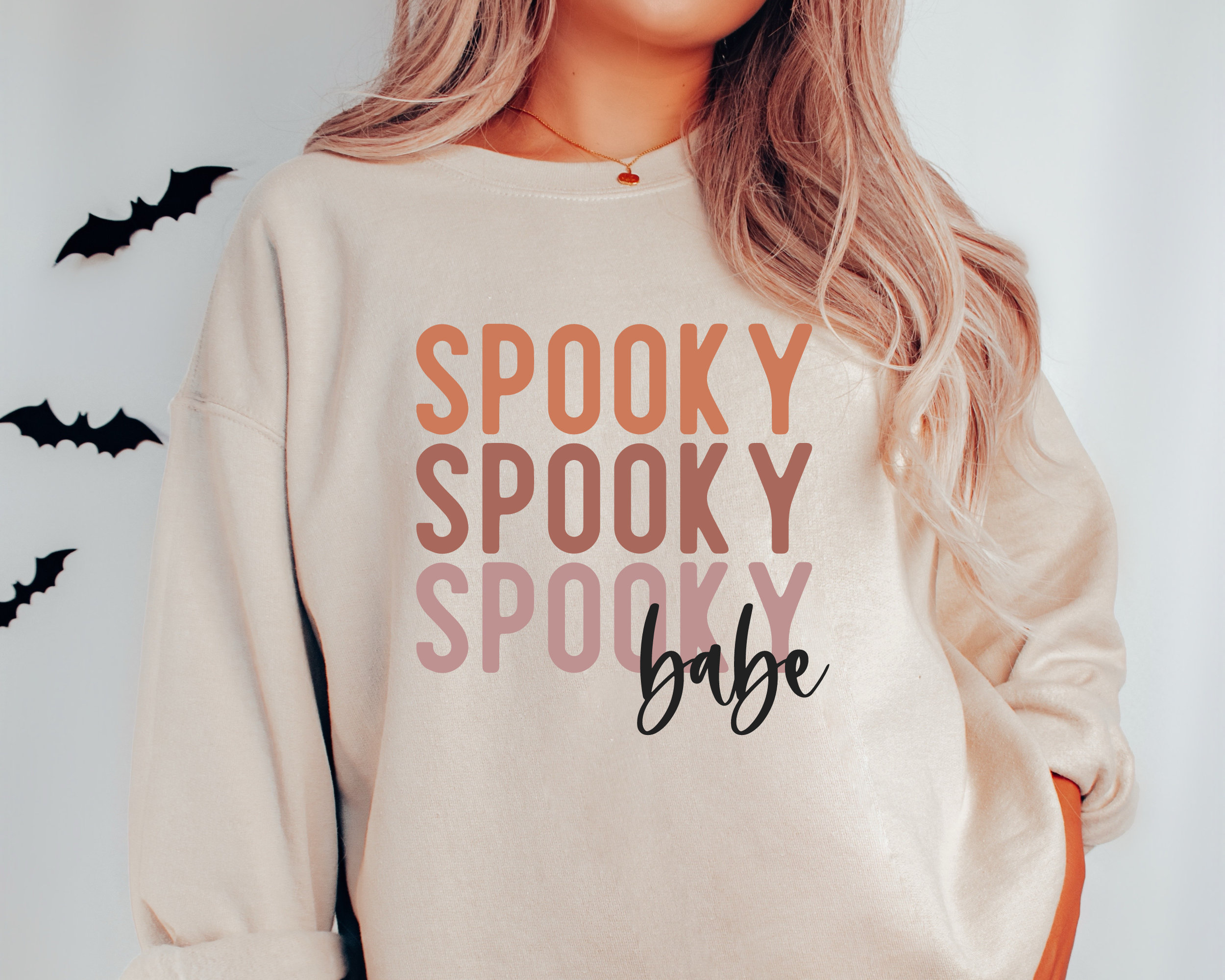 Spooky Babe Svg, Halloween Svg, Spooky Svg, Spooky Girl Svg, Spooky Mom ...