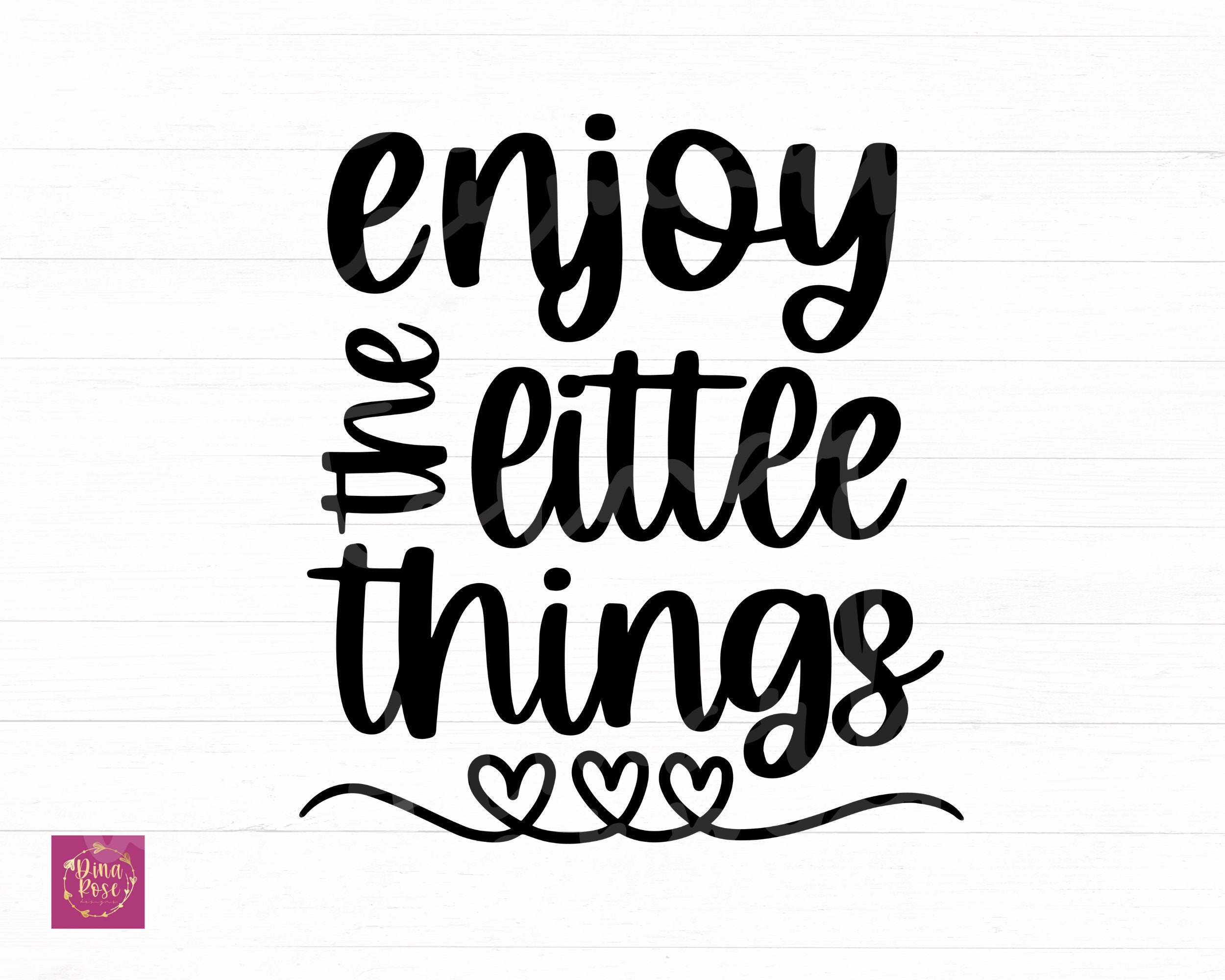 Enjoy the Little Things Svg Inspirational Svg Motivational - Etsy