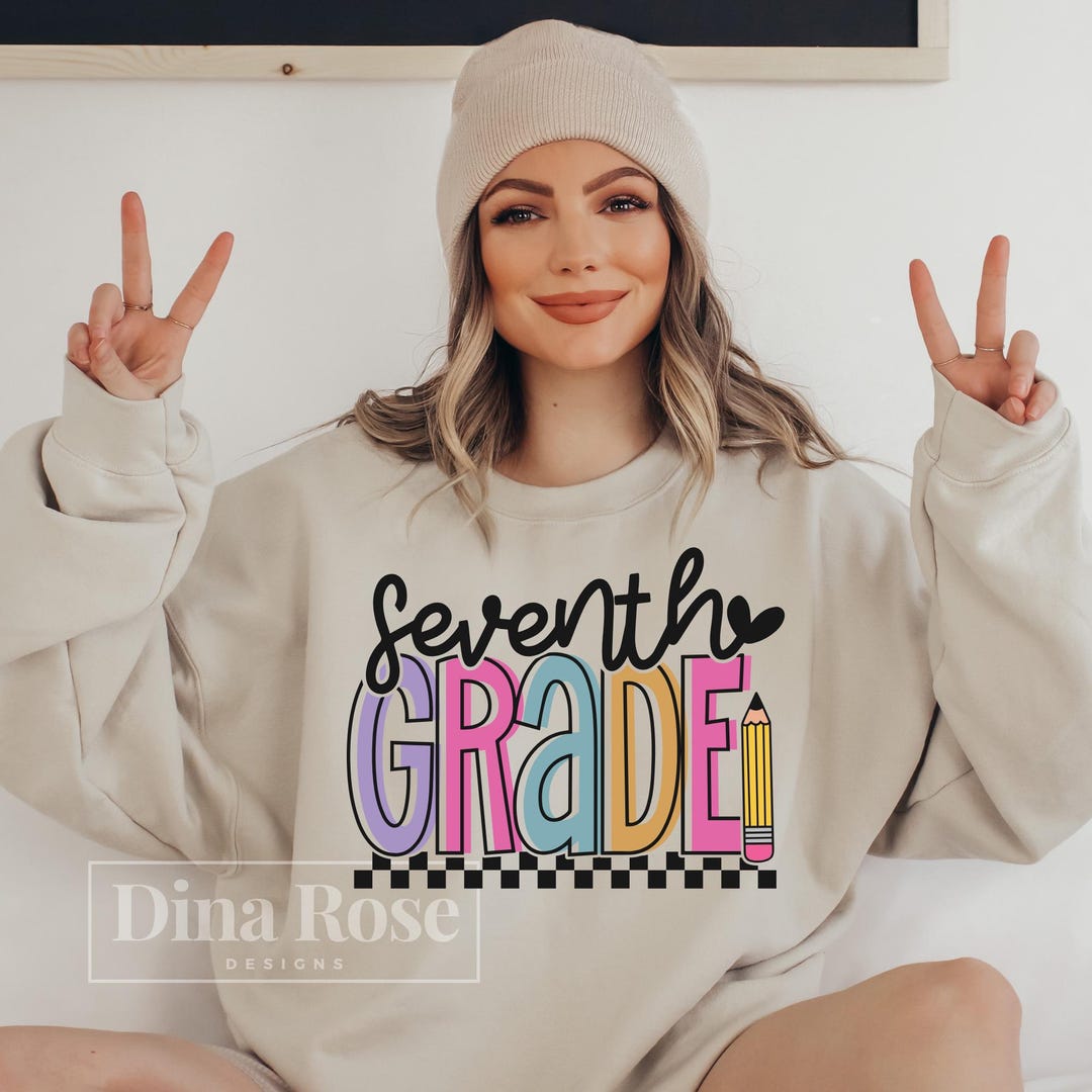 Seventh Grade Svg, Teacher Svg, 7th Grade Svg, Back to School Svg ...