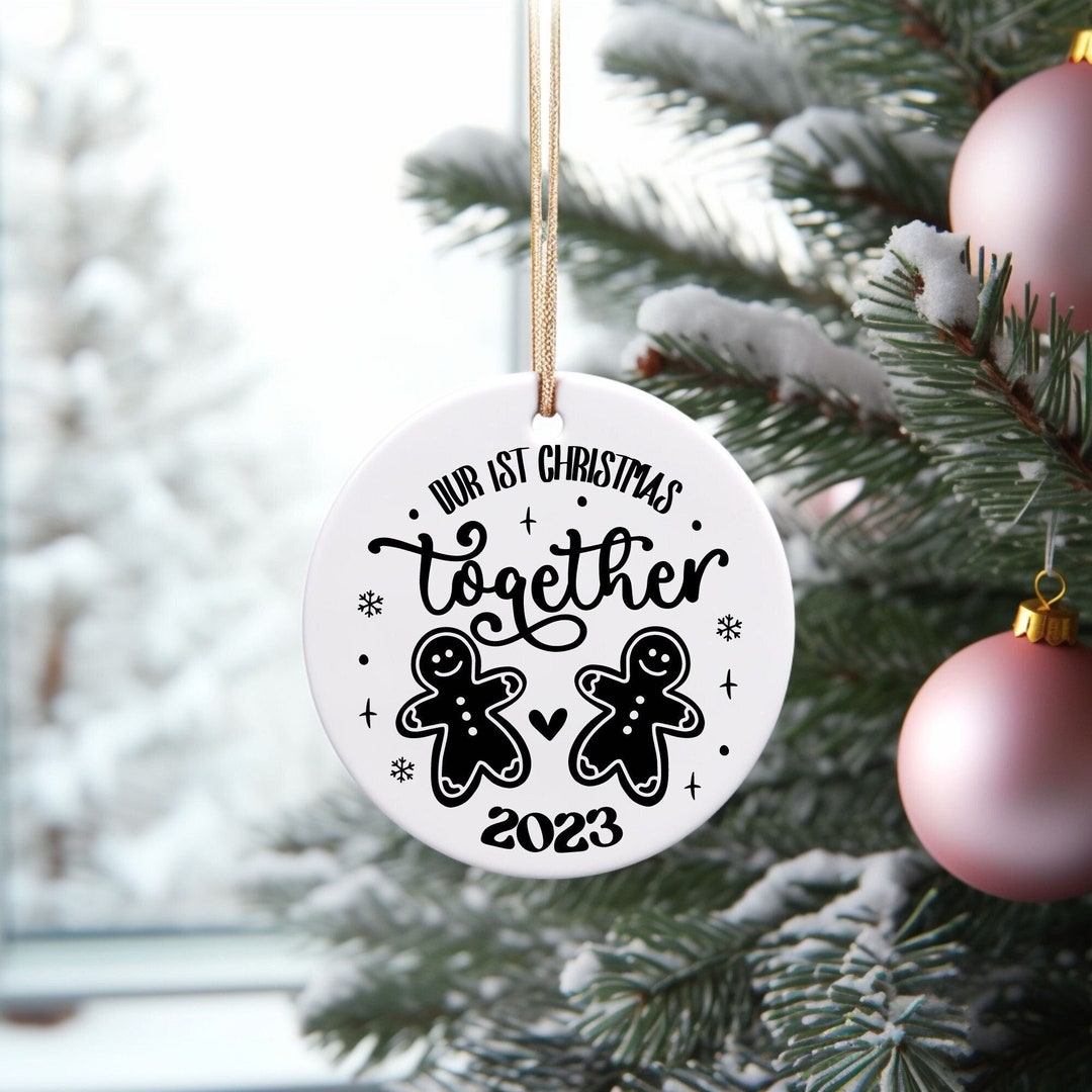 Our 1st Christmas Together Svg, Christmas Ornament Svg, Our First ...