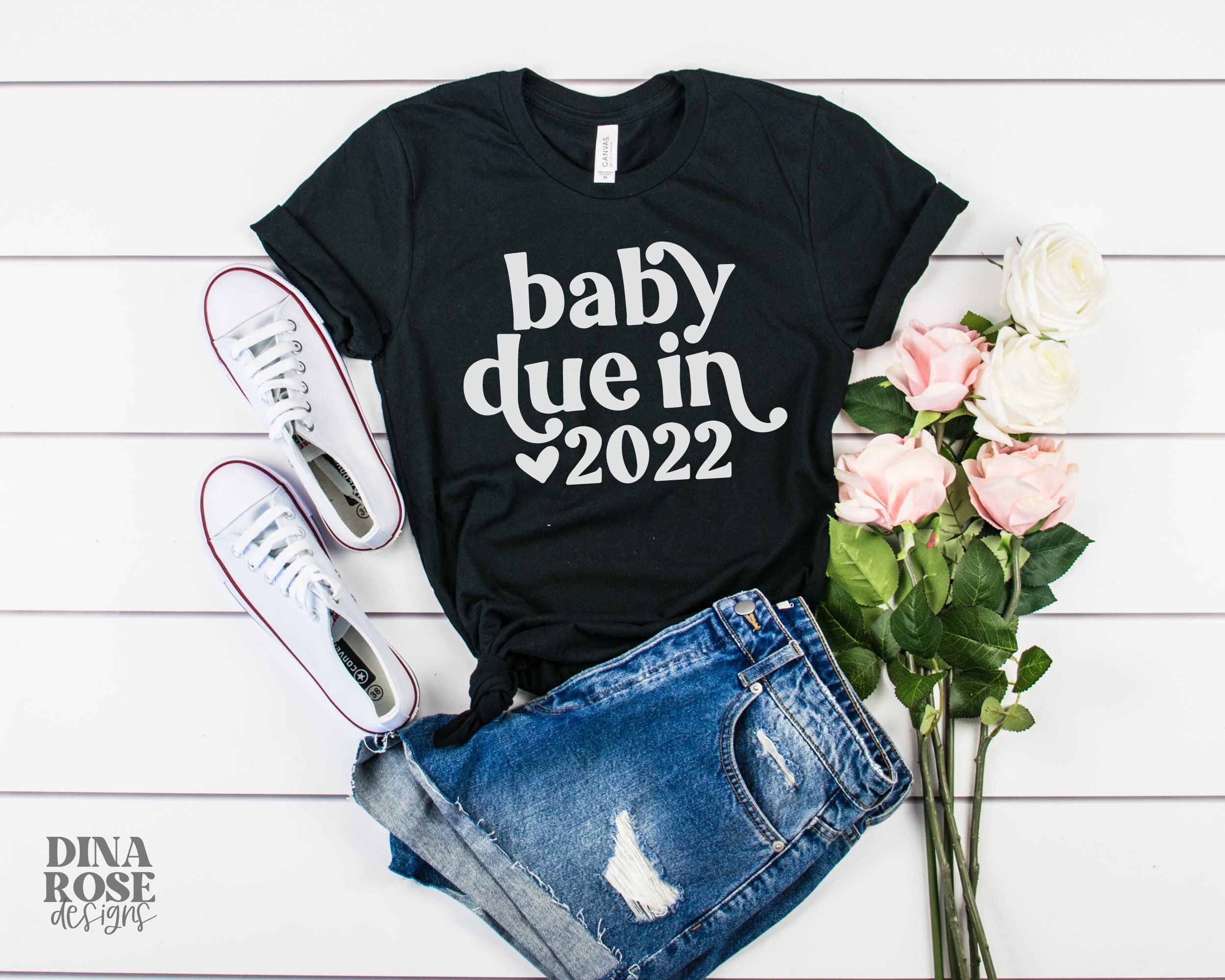 Baby Due in 2022 Svg Baby Announcement Svg Pregnancy Reveal | Etsy