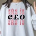 She is CEO Svg Entrepreneur Svg Motivational Svg Small - Etsy