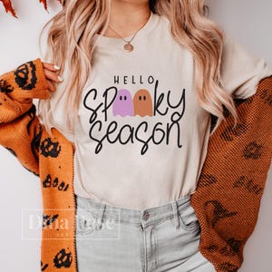 Hello Spooky Season Svg, Halloween Svg, Ghosts Svg, Spooky Svg, Fall ...