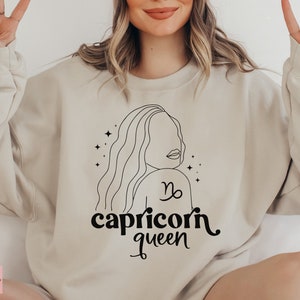 Capricorn Queen Svg, Capricorn Svg, Capricorn Shirt Svg, Zodiac Svg ...