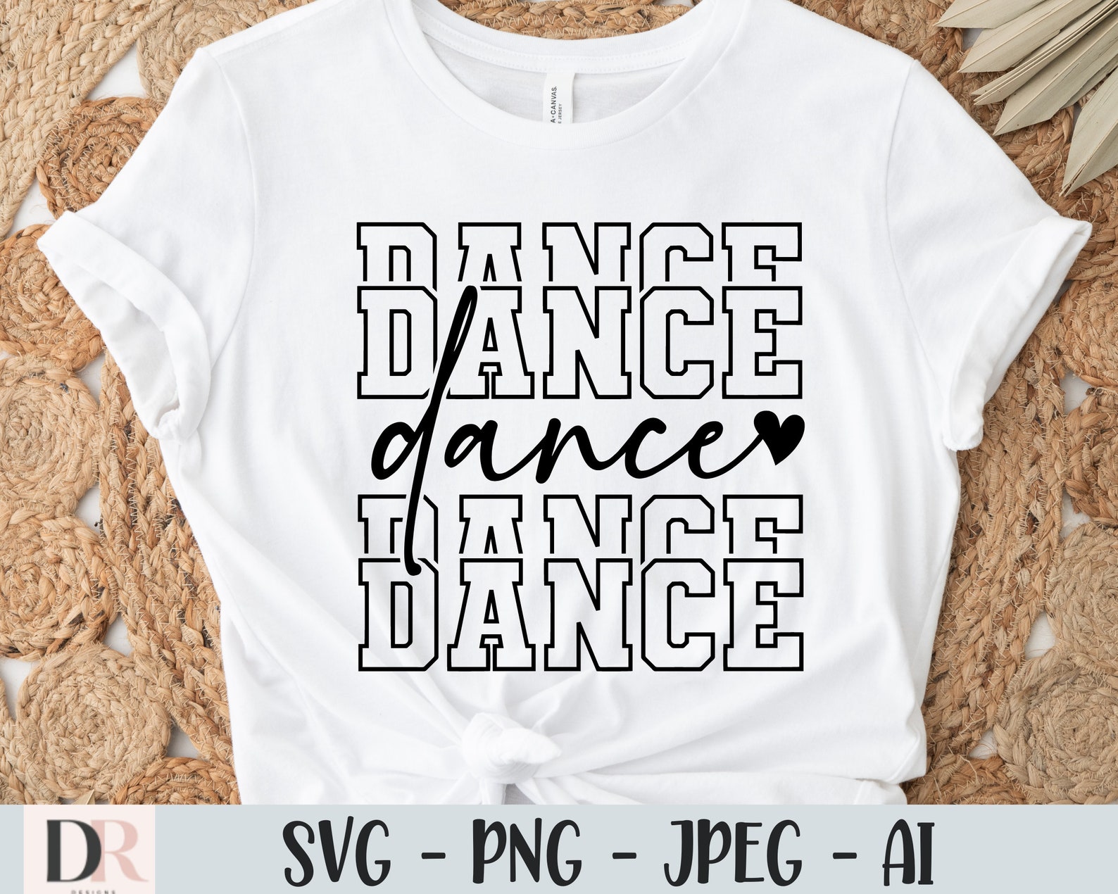 Dance Svg Dance Heart Svg Dance Shirt Svg Dancing Svg - Etsy