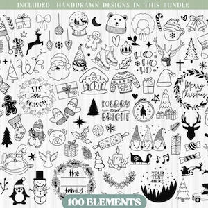 Christmas Svg Bundle, 300+ Svg Png Designs for Christmas, Christmas ...