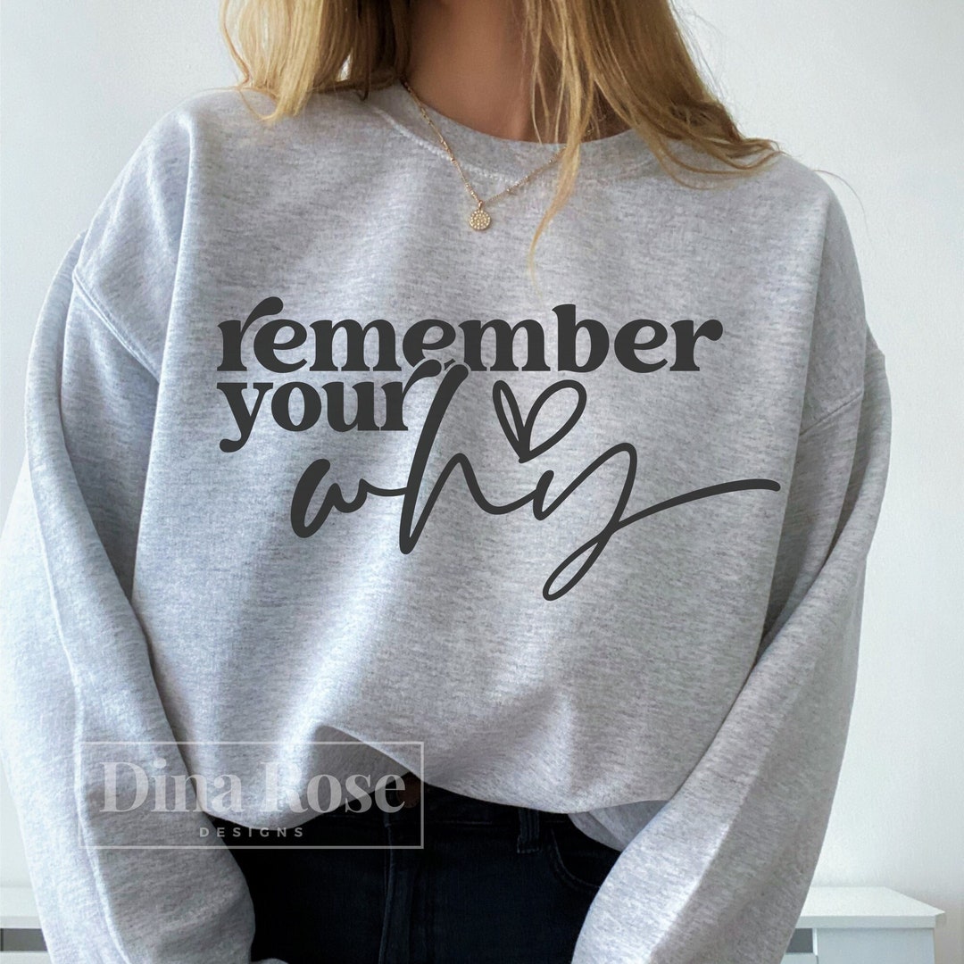 Remember Your Why Svg, Inspirational Svg, Motivational Svg, Positive ...