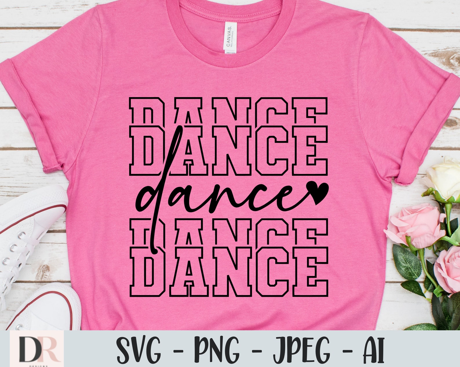 Dance Svg Dance Heart Svg Dance Shirt Svg Dancing Svg - Etsy