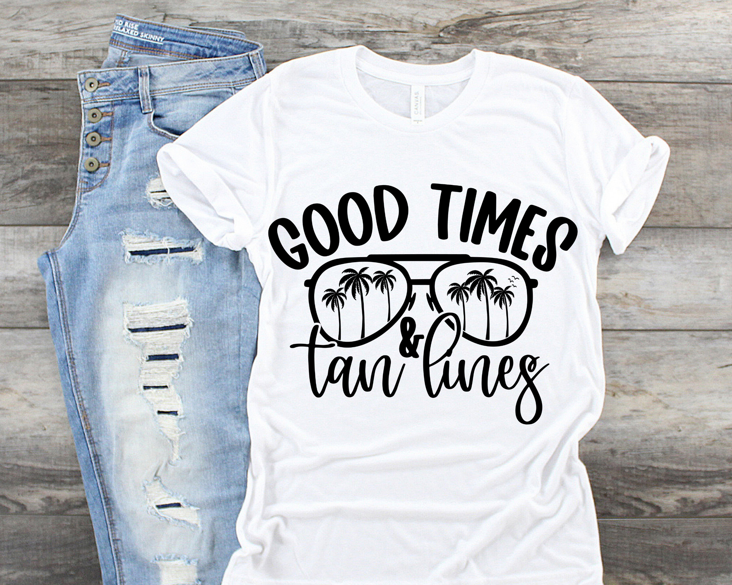 Good Times And Tan Lines Svg Beach Svg Summer Svg Beach | Etsy