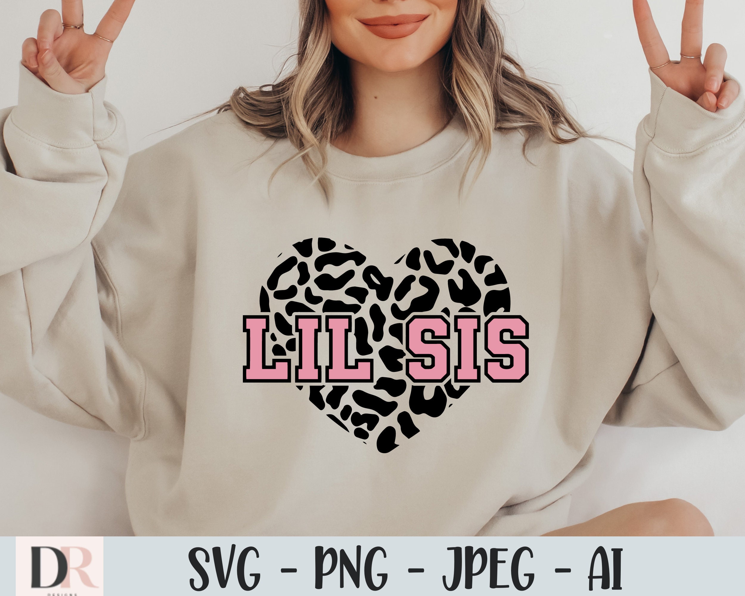 Lil Sis Svg Little Sis Svg Lil Sister Svg Little Sister - Etsy