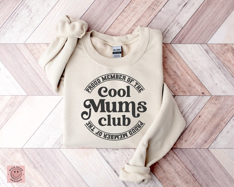Proud Member of the Cool Mums Club Svg, Cool Moms Club Svg, Cool Mum ...