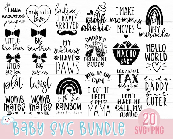Baby Svg Bundle Baby Quotes Svg Baby Boy Svg Baby Girl Svg - Etsy