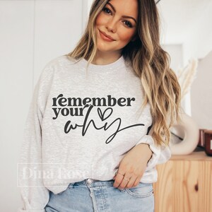 Remember Your Why Svg, Inspirational Svg, Motivational Svg, Positive ...
