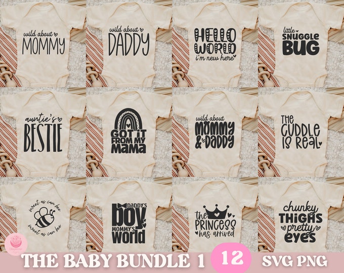 I Got It From My Mama Svg, Baby Svg, Baby Mama Svg, New Mom Svg, Baby ...