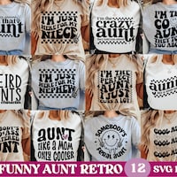 Some Aunts Have Tatoos, Auntie SVG, Aunt SVG, Mom Svg, Family Svg ...
