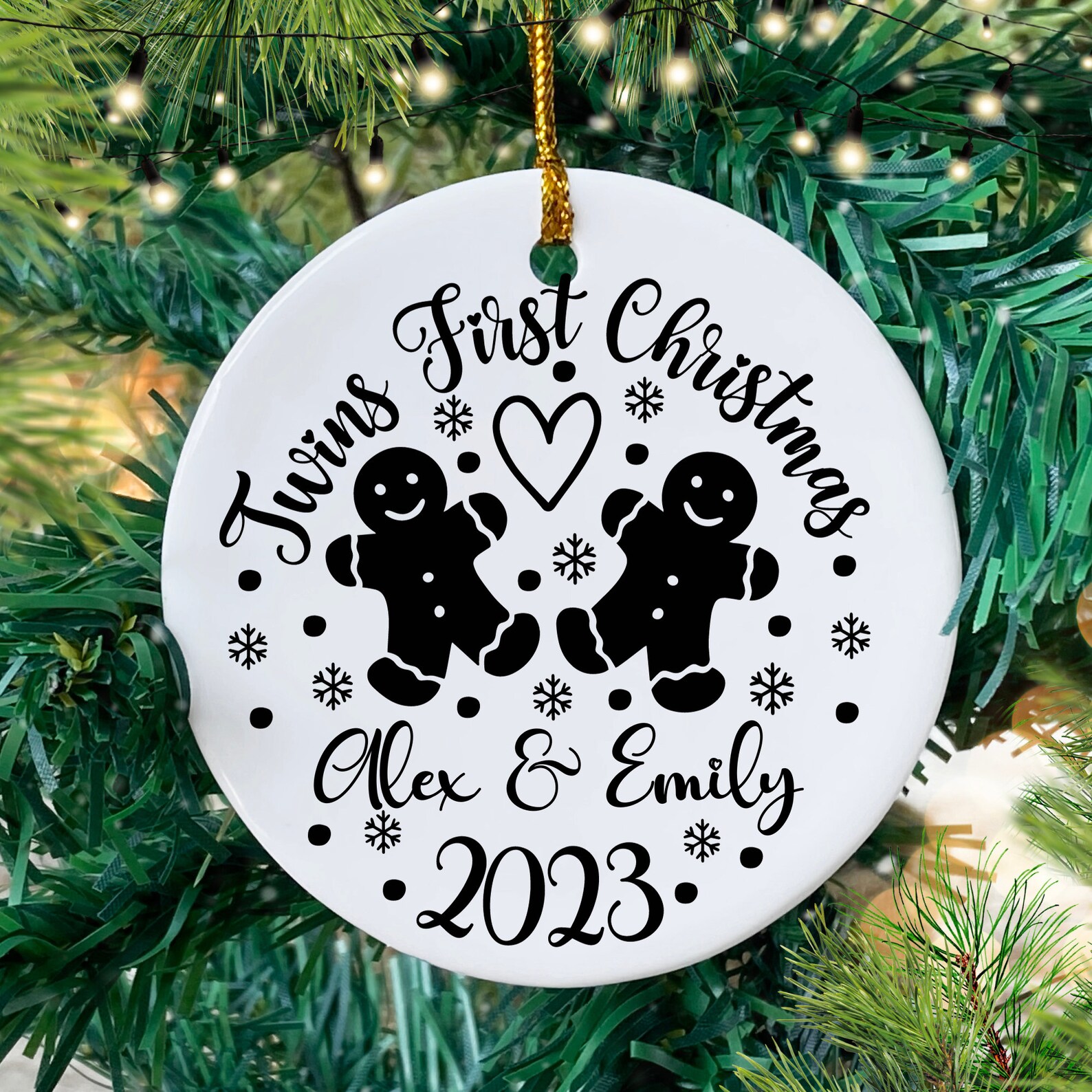 Baby's First Christmas Svg Bundle, Baby 1st Christmas Ornament Svg, My ...