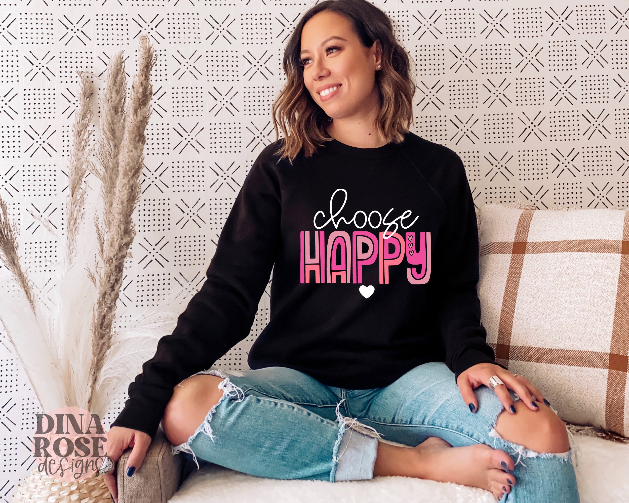 Choose Happy Svg, Happiness Svg, Inspirational Svg, Be Happy Svg, Happy ...