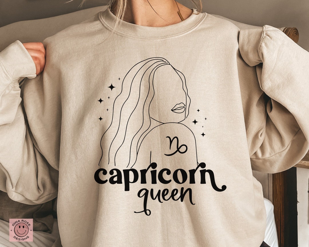 Capricorn Queen Svg Capricorn Svg Capricorn Shirt Svg Zodiac Svg