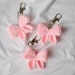 Pink Bow Keychain Crochet - Etsy