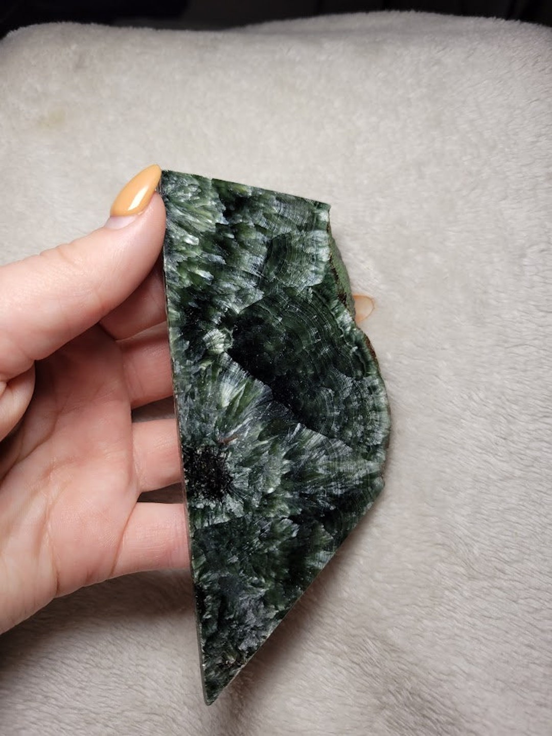 Seraphinite Slab Crystal Slab Seraphinite Crystal - Etsy