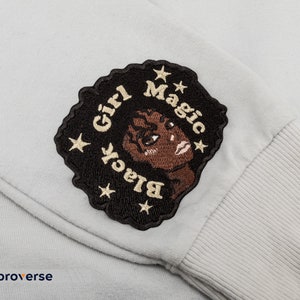 Black Girl Magic Patch - Melanin Black Queen - Embroidered Iron on ...