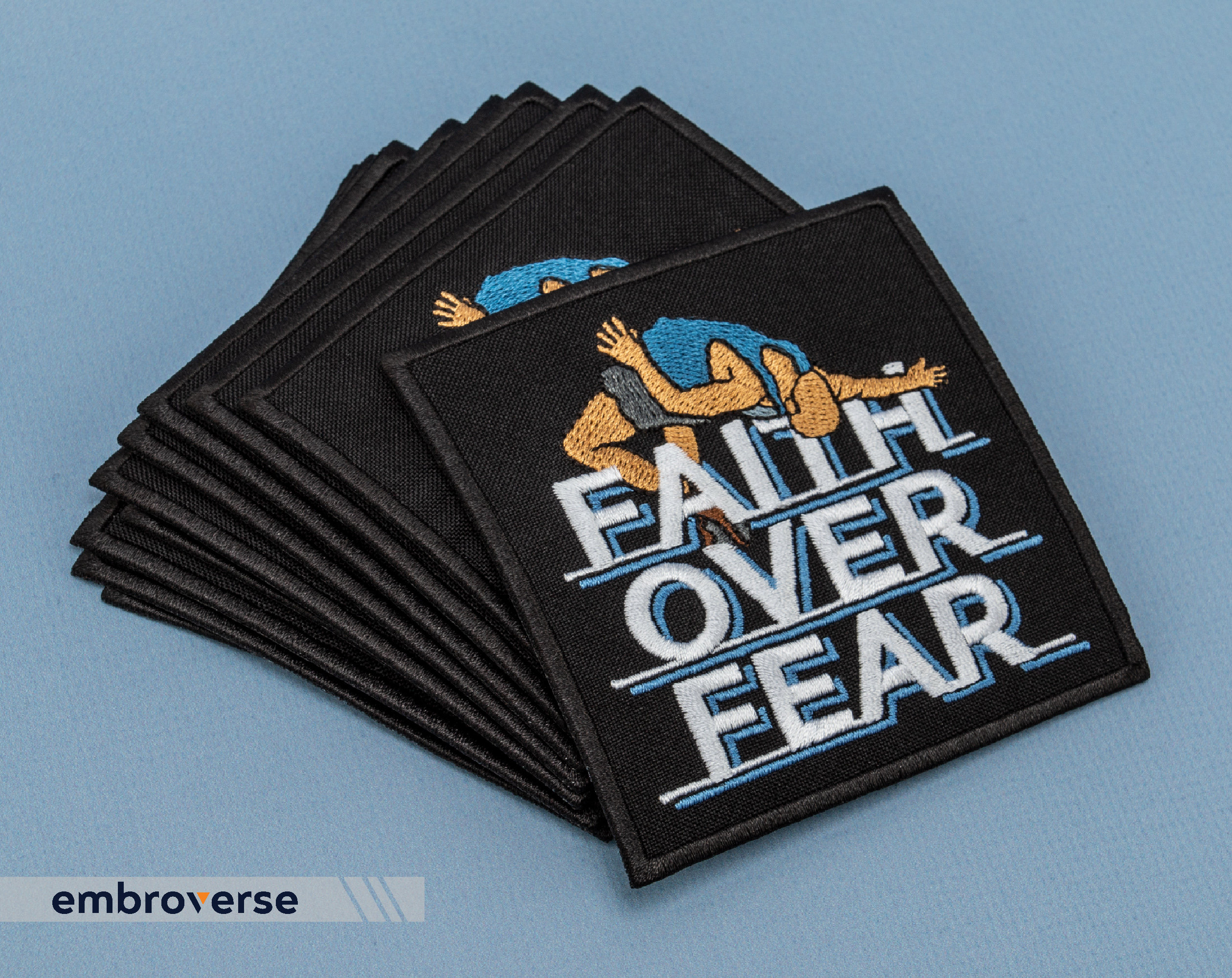 Faith Over Fear Patch Embroidered Christian Inspirational - Etsy