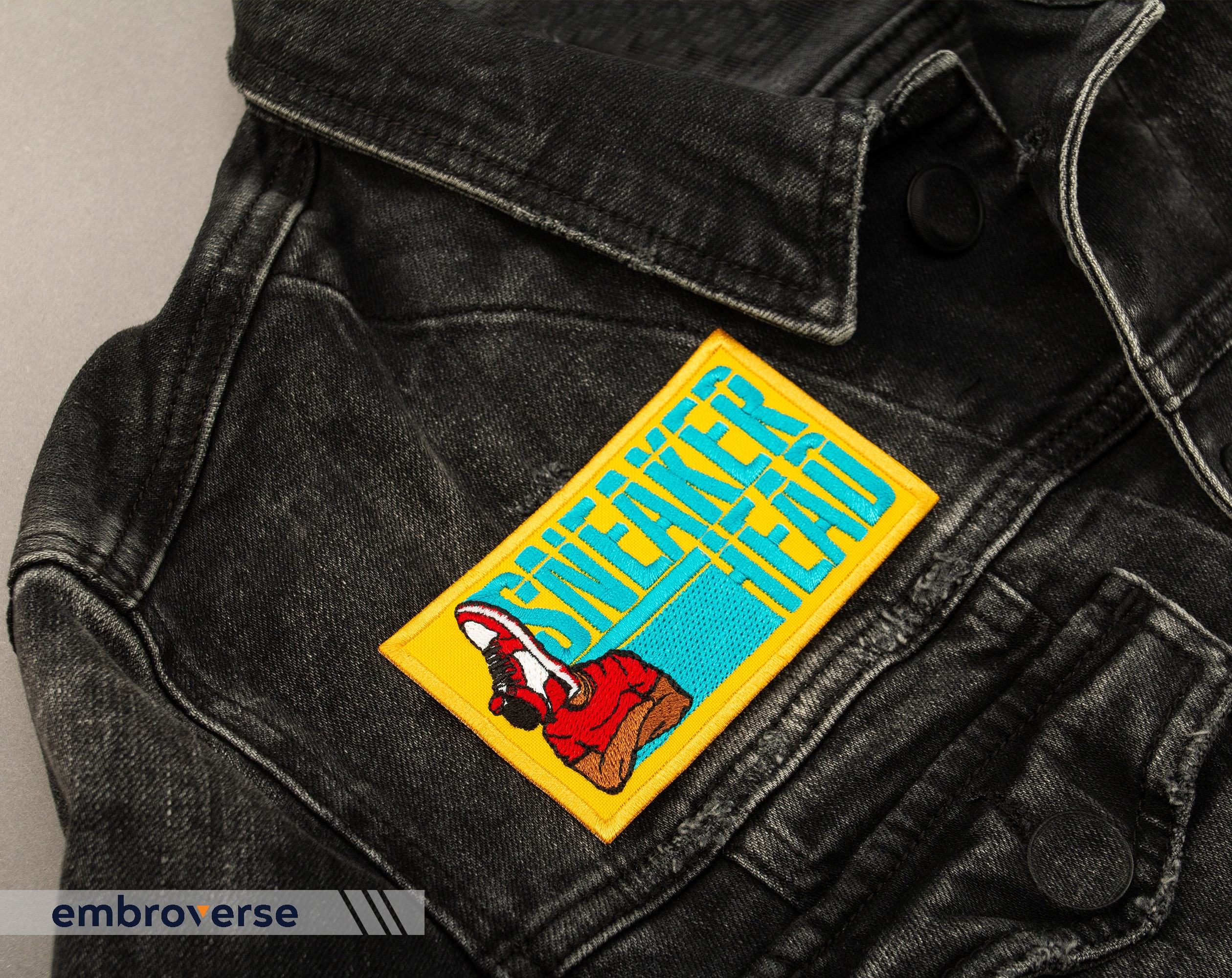 Sneaker Head Patch Funny Shoe Addict Quote Embroidered | Etsy