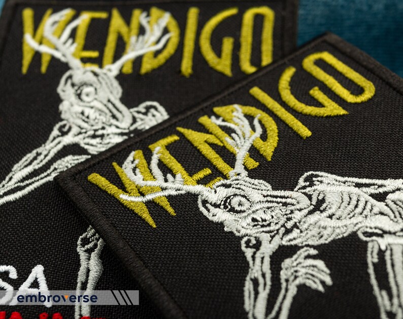 Wendigo Patch - Mystic Evil Spirit, Minnesota, USA Reisepatches ...