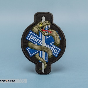 Paramedic Caduceus Patch - EMT Emblem - Emergency Medical Services ...
